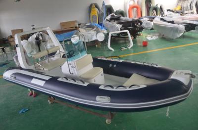 中国 480cm GRP のゴム製膨脹可能な肋骨のボート、大人/子供の膨脹可能なボート 販売のため