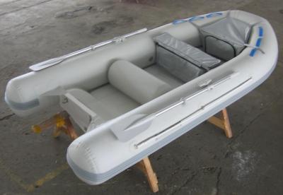 China Gray / Red 5 Person Inflatable Boat Semi FRP Boats With YAMAHA Motor for sale