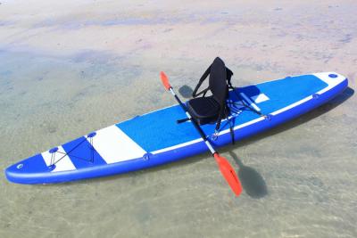 Cina il SUP su ordinazione dei bordi di pagaia di 380cm si siede su KAYAKA con 8 anelli a D 2 sedili del kajak in vendita