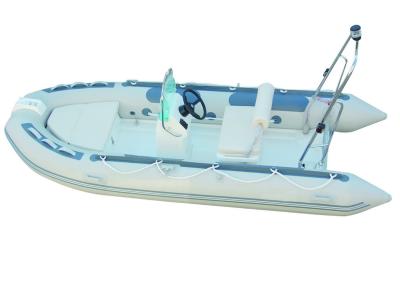 中国 1.2mm 韓国ポリ塩化ビニール FRP の救助の水泳 3 の部屋を採取するための膨脹可能な肋骨のボート 販売のため