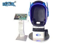 China 360 ° rotating 9D VR Platform With 1 Seat Virtual Reality Experience Game Machine for sale