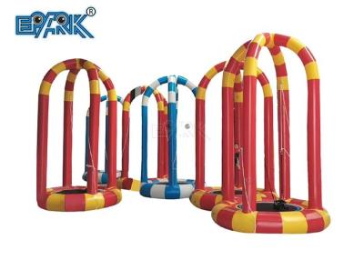 China Amusement Park Game Inflatable Trampoline For Single Adults Kids for sale