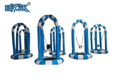 China Amusement Park Game Inflatable Trampoline For Single Adults Kids for sale