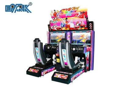 Cina I doppi giocatori superano la corsa della macchina di videogioco di guida del simulatore con i sedili rossi in vendita