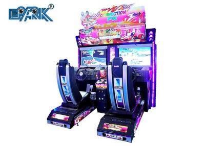 Cina I doppi giocatori superano la corsa della macchina di videogioco di guida del simulatore con i sedili rossi in vendita