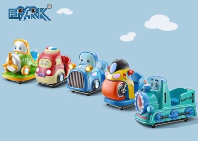 China Nieuw Vierkant Park Weinig Blauwe Auto van de het Materiaalbatterij van het Trein Kleine Vermaak Te koop