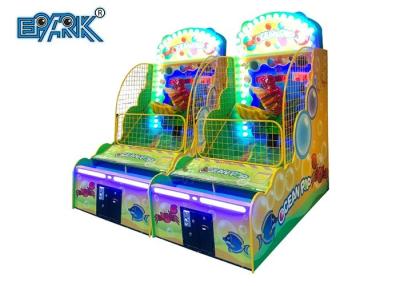 China Kids Amusement Game Machines Throw Ball Coin Operated Ocean Pop II For Two People for sale