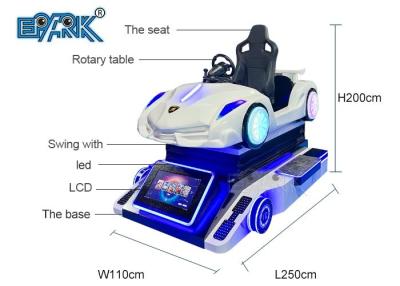 Cina Videogioco di guida dinamico dinamico di realtà virtuale della piattaforma della vettura da corsa di Vr da vendere in vendita