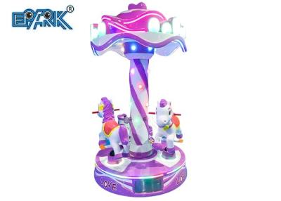 China Coin Operated Three Sweetheart Swing Electric Small Carousel Arcade Game for sale