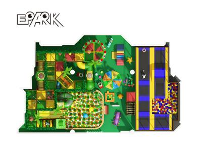 Cina Castello molle dell'interno di Maze Game With Bounce Equipment dei bambini del campo da giuoco del PVC combinato in vendita