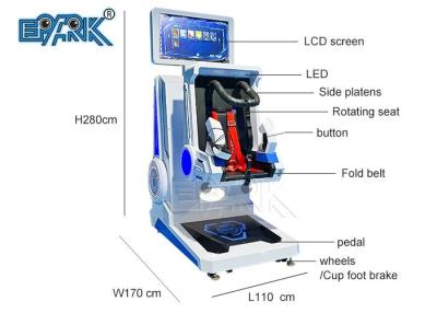 China 360 Degree Rotatable 9d VR Chair Single Seat Play Station Simulator Game for sale