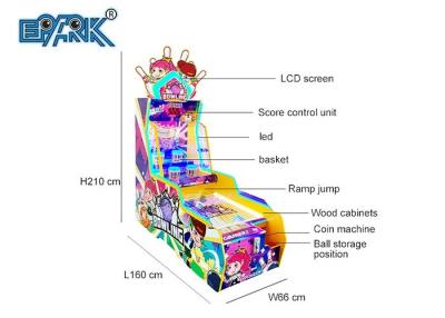 China Máquina de jogo a fichas de rolamento de Arcade Machines Lottery Boliches Arcade do único jogador do afundanço à venda