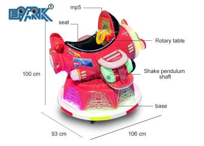 China Coin Operated Kiddie Swing Rocking Amusement Kiddie Ride Aviator 1 MP5 Without Lift for sale