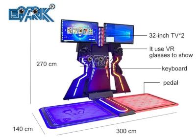 China Dos realidad virtual Arcade Machine Amusement Equipment de la plataforma 9D de la batalla del jugador en venta