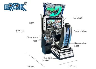 Cina Macchina a gettoni di iniziale D8 Arcade Simulator Racing Car Game video in vendita