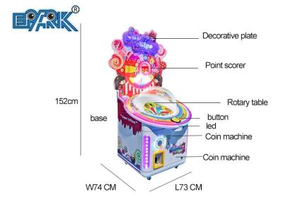 Cina Artiglio premiato Crane Game Vending Machine di Candy del distributore automatico della lecca-lecca eccellente in vendita