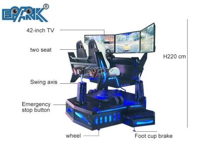 China 3 Screen Racing Car 9D VR Simulator 360 Vr Racing Game Machine for sale