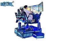 China Three Axis Three Screen 9D VR Simulator VR Racing Car Double Seats Arcade Games for sale