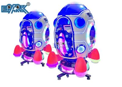 China Indoor Coin Operated Kiddie Ride Mp5 Rocket Swing Car Game Machine With MP5 for sale