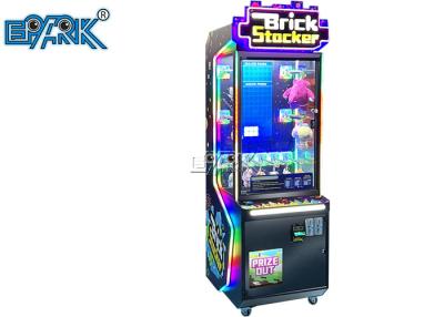 China Brick Stacker  Indoor Coin Operated Crazy Catch Vending Toy Arcade Game Machine for sale