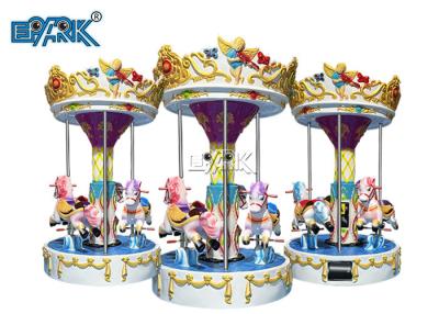China Indoor playground Carousel 3 seats kiddie carousel With Safety Features for sale
