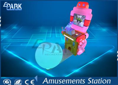 Cina Simulatore dell'interno di Robort Delux della macchina di videogioco di guida dell'automobile dello spingitoio della moneta per i bambini in vendita