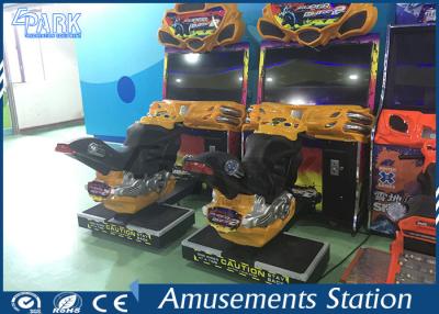 China Arcade-Spiel-Mitte-FF-Motorrad, das den Simulator-Säulengang läuft Spiel-Maschine läuft zu verkaufen