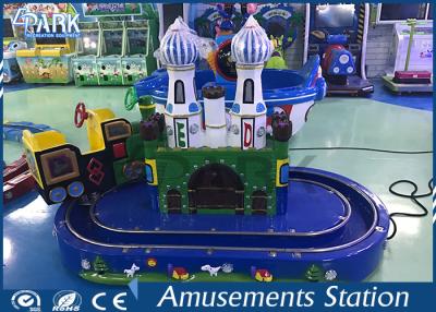 China Het Muntstuk van het jonge geitjesspel stelde Binnen het Vermaakmateriaal van Arcademachines met Treinrit in werking Te koop
