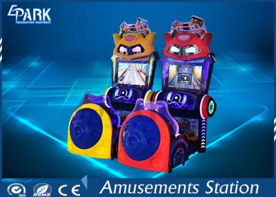 China Indoor Driving Arcade Cabinet / Game Machine For Kids 3 Lives Cartoon Style for sale