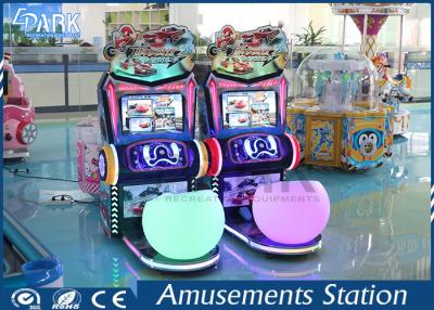 Cina La galleria elettronica del simulatore scherza la macchina di videogioco di guida dell'automobile con il sistema stereo in vendita