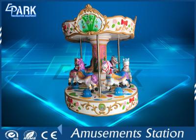 China 6 Seats Mini Horse Carousel Ride / Coin Operated Ride On Animals for sale