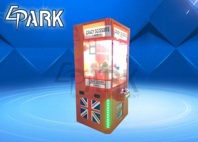China British sytle cabinet Crazy Scissors Cut Prize Crane Game Machine For Home Theater for sale