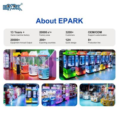 China EPARK Giant Claw Machine with LED Lights for Plush Toy Catching for sale
