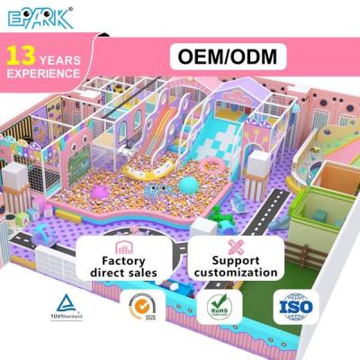 China Custom Indoor Commercial Soft Play Equipment Kindergarten Play Center  Soft Playground Park for sale