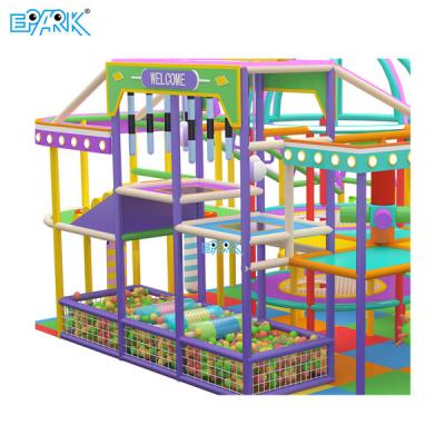 China Toddler Plastic Jungle   Playground for Kids Commercial Playground Equipment Indoor Soft Playground Park for sale