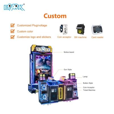 Cina 55" macchine LCD della galleria della fucilazione RAMBO2 per i bambini/luce spara il Governo della galleria in vendita