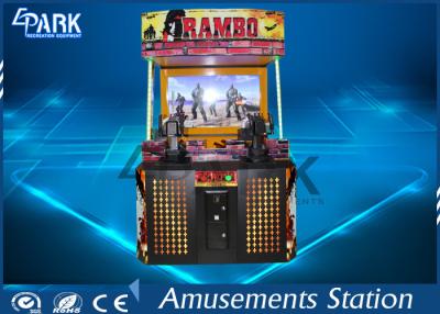 中国 屋内大人の射撃のアーケードは硬貨によって作動させるRambo 2ハードウェア材料を機械で造ります 販売のため