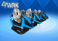 China Amusement Park Bluetooth Warrior 9D VR Simulator / Car Racing Game Machine for sale