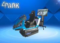 China Amusement Park Bluetooth Warrior 9D VR Simulator / Car Racing Game Machine for sale