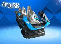 China Amusement Park Bluetooth Warrior 9D VR Simulator / Car Racing Game Machine for sale