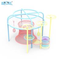 China Commercial Rotating Net Tower Soft Play Playground Solution for sale