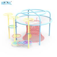 China Commercial Rotating Net Tower Soft Play Playground Solution for sale