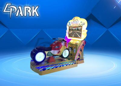 China Attractive Kiddy Ride Machine With HD LCD Display , Children Motor Racing Game Machine for sale