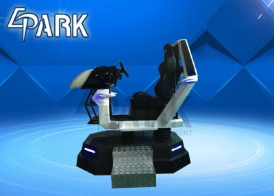 Cina Simulatore bianco della vettura da corsa con la macchina di video gioco di realtà virtuale della piattaforma della sedia di moto in vendita