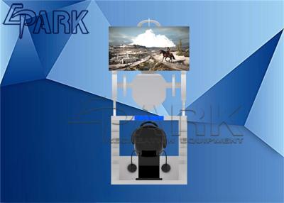 China 9D Crazy Horse Racing VR Simulator Arcade Game Equipment With Dynamic Platform for sale