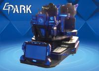 China Sheet Metal Racing 9D VR Simulator  ,  Three Player Standing 9D Virtual Reality Motion Game Machine for sale