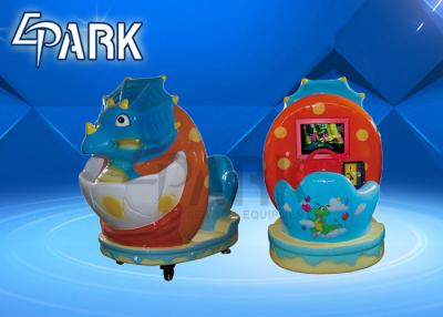 Cina Macchina del gioco dell'oscillazione dei bambini del dinosauro della vetroresina con 11" tirata della moneta dell'affissione a cristalli liquidi Ii in vendita