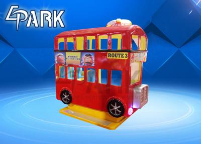 China EPARK London Bus swing rocking kiddie ride car 3 Seats RED earn money arcade game machine  for sale for sale
