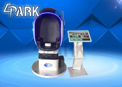China CER 9D VR Plattform mit 1 Bewegungs-Simulator-Münzen-Zug-Spiel-Maschine Ei-Stuhl-Seat-virtueller Realität zu verkaufen