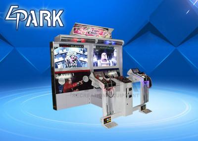 中国 硬貨によって作動させる動的座席は元のLetsビデオ射撃のアーケード・ゲームのmachineTimeの危機行きます島の4つのシリーズ硬貨模倣します 販売のため